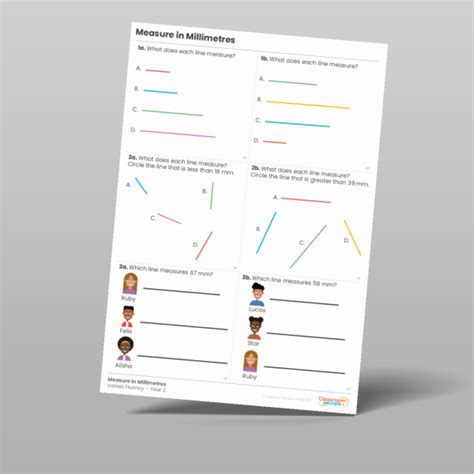 Year 3 Measure In Millimetres Varied Fluency 2 Resource Classroom Secrets
