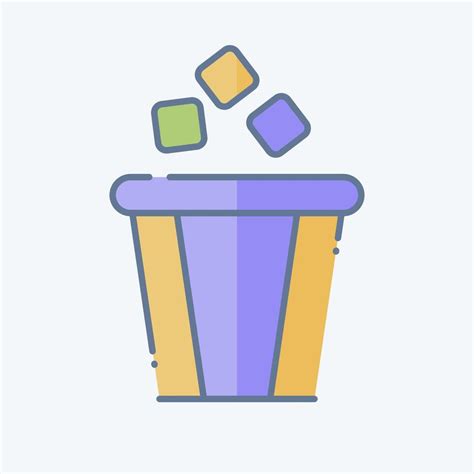 Icon Bin Related To Delete Symbol Doodle Style Simple Design Illustration 45989869 Vector Art