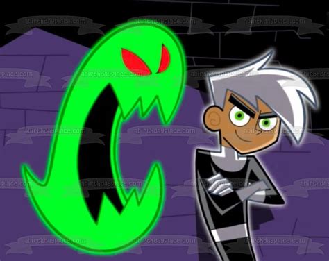 Danny Phantom Ghost Ectoplasm Nickelodeon Animated Tv Show Edible Cake