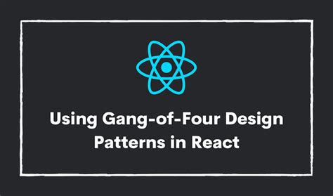 Using Gof Design Patterns With React By Lakindu Hewawasam Bits And