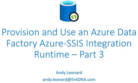 Build A Pipeline To Stop An Adf Azure Ssis Ir Course Now Available Andyleonardblog