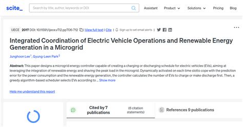 Integrated Coordination Of Electric Vehicle Operations And Renewable Energy Generation In A