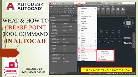 Autocad Point Commandhow To Use Point How To Create A Point In Hindi