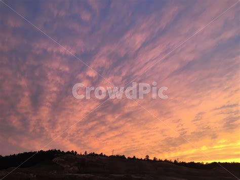 하늘 노을 구름 해질녘 자연 사진이미지일러스트캘리그라피 Oaies작가