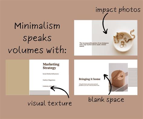 Minimalist Powerpoint Template Feminine Jewelry Bold Design Etsy