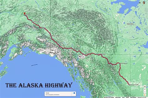Alaska Road Map