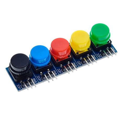 kit módulo botão push button com capa bit maker arduinos módulos