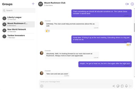 Groups With Messages Groups Components V4 React Ui Kit