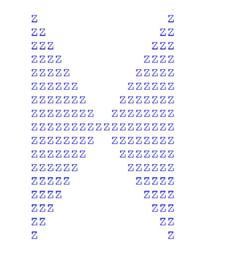 Solved Write A Program Using For Loop To Print The Following