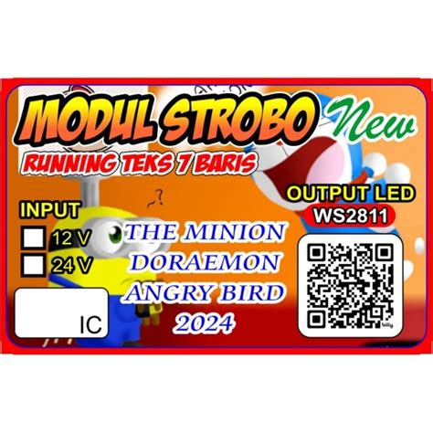 Jual Ic Wemos Programan 457 Baris Strobo Running Teks New Shopee