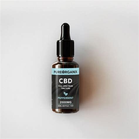 Shop Full Spectrum Organic Cbd Oil 2000mg 30ml Pure Organix