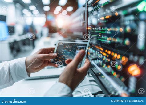 Ai Robot Working In High Tech Laboratory Modern Technology Digital Innovation Advanced