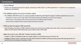 High Throughput Capillary Flow LC MS Proteomics With Maximum MS Utilisation PDF
