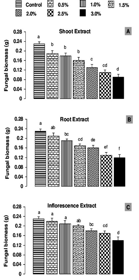 Effect Of Different Concentrations Of Methanol Extract Of Shoot Download Scientific Diagram