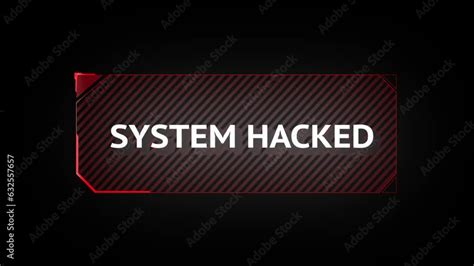 Vidéo Stock System Warning Virus Sign Digital Noise Effect Screen