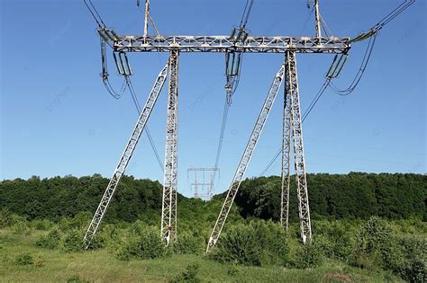 푸른 하늘에 대 한 전기 철 탑 전봇대 고전압 배경 에 맞서 철사 장비 배경 일러스트 및 사진 무료 다운로드 Pngtree