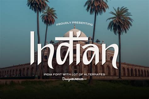 Indian India Font