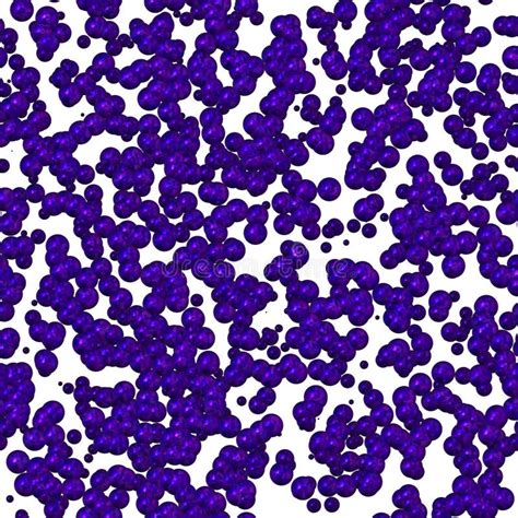 Continuous Magenta Molecular Pattern Stock Illustration Illustration