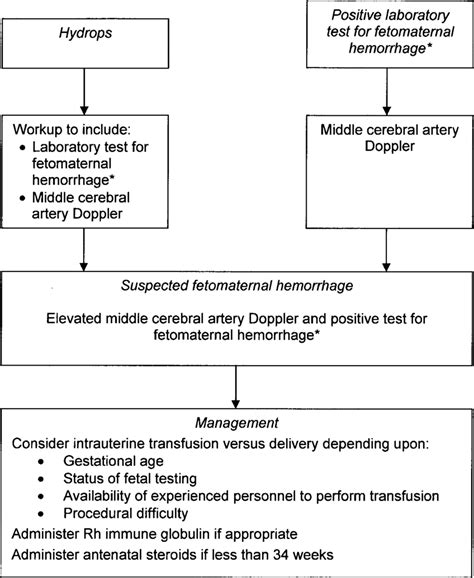 Suggested Management Algorithm For Suspected Antenatal Fetomaternal Suggested Management Algorithm For Suspected Antenatal Fetomaternal