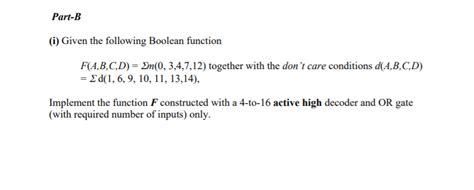 Solved Question 2 30 Points Part A Given The Logic