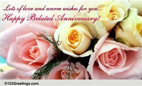 Belated Anniversary Wishes Heartfelt Messages To Make Up Time