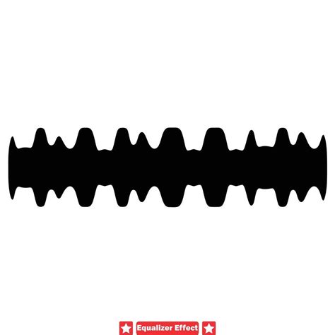 Audio Waveform Dynamics Equalizer Effect Vector Kit 42332604 Vector Art