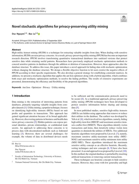 Novel Stochastic Algorithms For Privacy Preserving Utility Mining