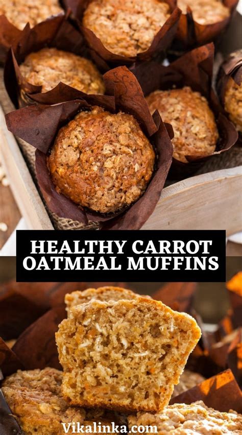 Healthy Carrot Oatmeal Muffins Artofit