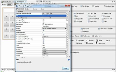 Tutorial 9 Parte 13 Java Netbeans Inquisidoresnet Interfaz