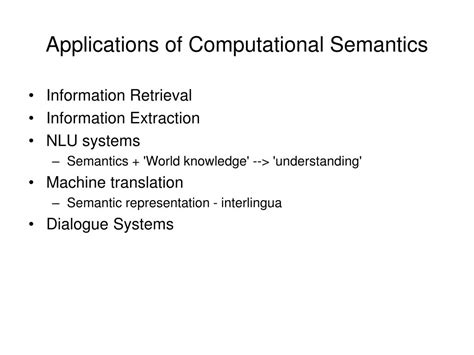 Ppt Semantics Powerpoint Presentation Free Download Id4508850