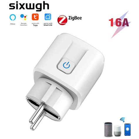 Sixwgh Zigbee Smart Socket Eu Wifi Smart Plug Socket