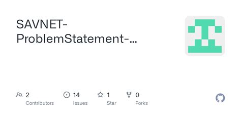 github savnet problemstatement architecture intra domain problem