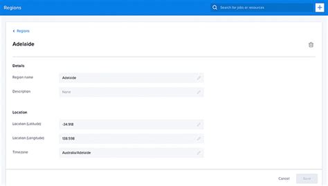 manage regions skedulo documentation