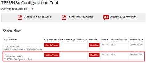 TPS X Configuration Tool V Interface Forum Interface TI E E Support Forums