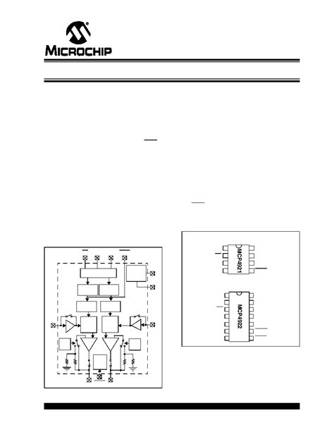 MCP ESLASHST Datasheet Pages MICROCHIP Bit DAC With SPI Interface