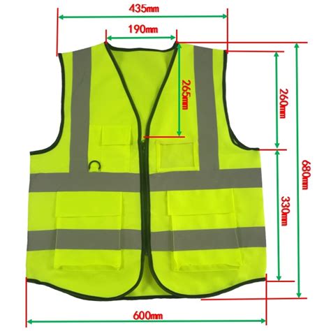 Safety Vests Class 2 Surveyors Hi Vis Reflective Safety Vest With