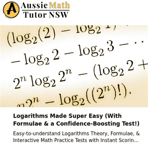 Logarithms Made Super Easy With Formulae And A Confidence Boosting Test