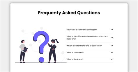 Build An Faq With Html Css And Javascript End Dev