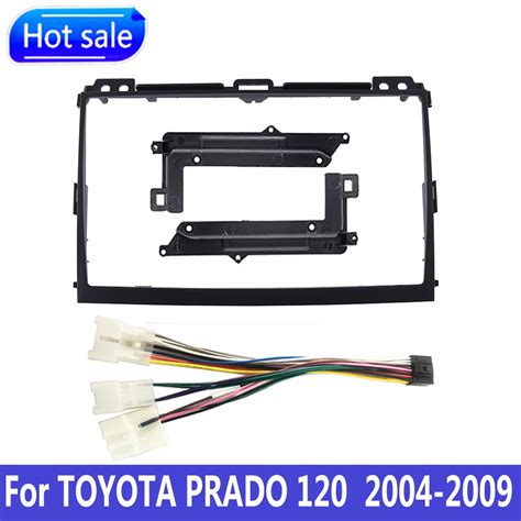Car Frame For Toyota Prado 120 Fascia Decoder Android Radio Audio Dash Fitting For Toyota Prado