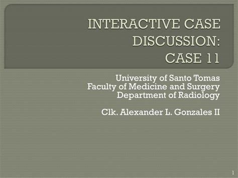 Ppt Interactive Case Discussion Case 11 Powerpoint Presentation