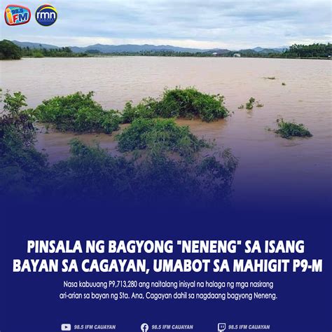Pinsala Ng Bagyong Neneng Sa Isang Bayan Sa Cagayan Umabot Sa Mahigit P9 M Rmn Networks