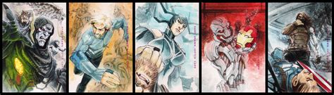 Mcu Sketch Cards By Scruffyronin On Deviantart