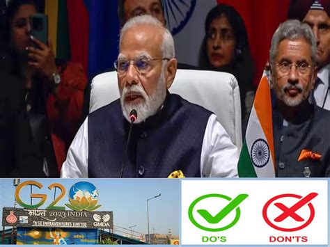 G 20 Summit Pm Modi Told Ministers What To Do And What Not To Do Download G 20 App And Silent On