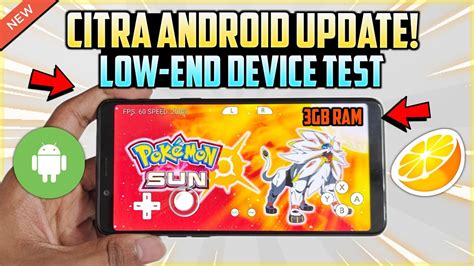 [new] Official Citra Android Big Update 3ds Emulation Test On Low End Device Review Youtube