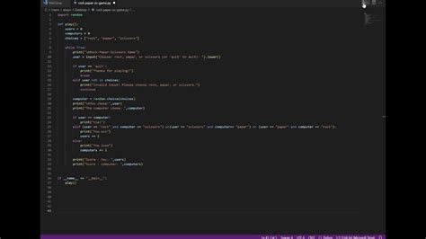 Alwyn Barnabas Daniels On Linkedin Python Coding Rockpaperscissors Internship Codsoft