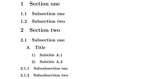 Enumerate Custom Section Numbering Letters And Numbers TeX LaTeX Stack Exchange