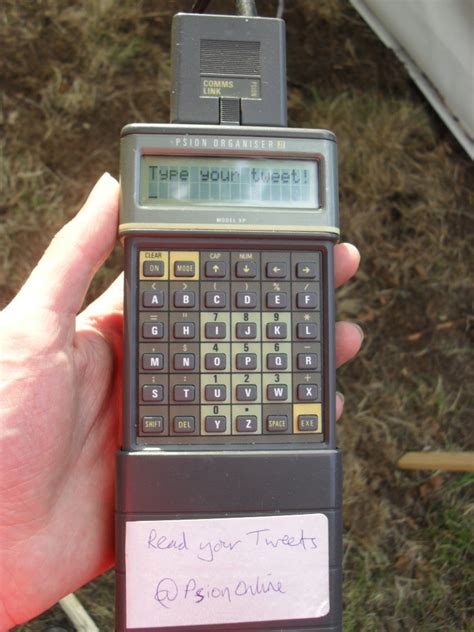 Gallery Getting Online With A 1987 Psion Organiser Ii
