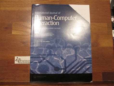 International Journal Of Human Computer Interaction Volume 31 2015 Number 123 Included In