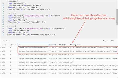 My Listings View Is Returning An Extra Row For Every Like It Has How