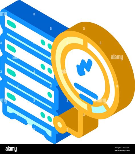 Energy Efficient Data Center Isometric Icon Vector Illustration Stock Vector Image And Art Alamy